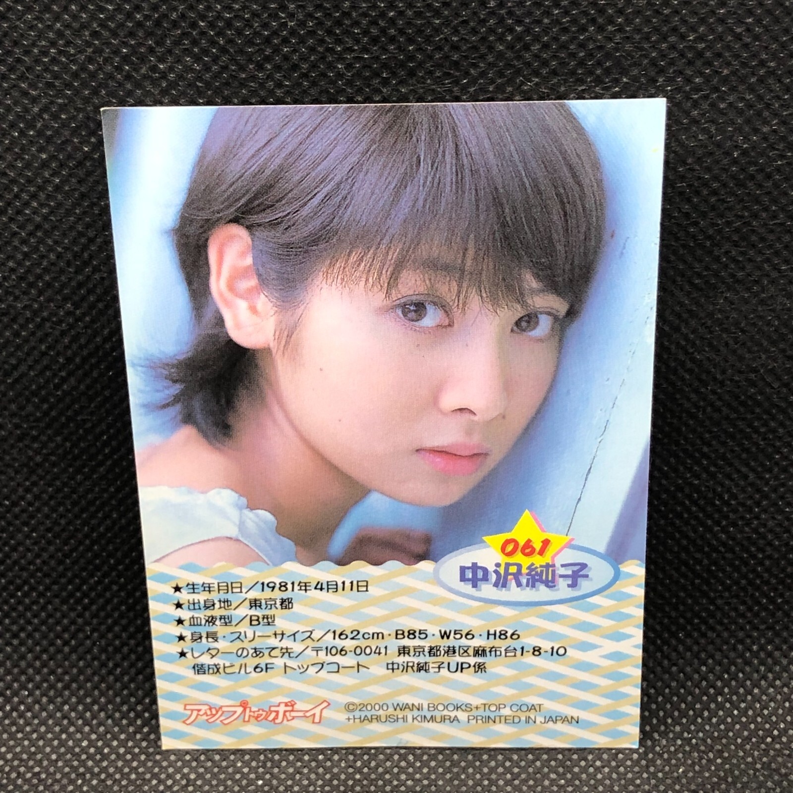 Junko Nakazawa Card 061 UP TO BOY bikini Girl model Japanese 2000 Idol ...