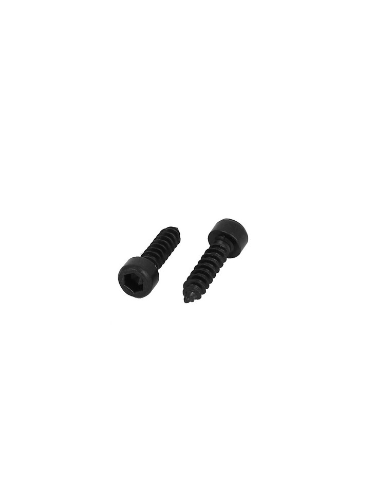 3mm x 12mm Male Thread Carbon Steel Hex Head Self Tapping Screws 100 ...