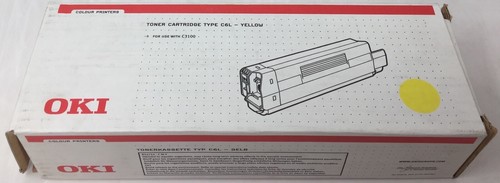 Oki 42804513 Original Yellow Toner Type C6L for Oki C3100 (3,000 PG) | eBay