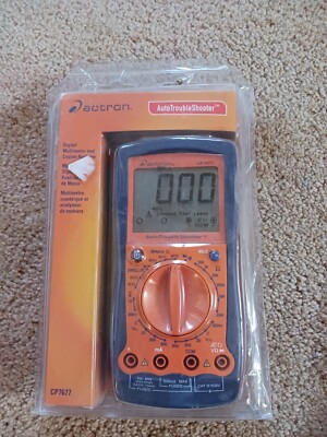 ACTRON Auto Digital Multimeter/Engine Analyzer CP7677 Open Box ...