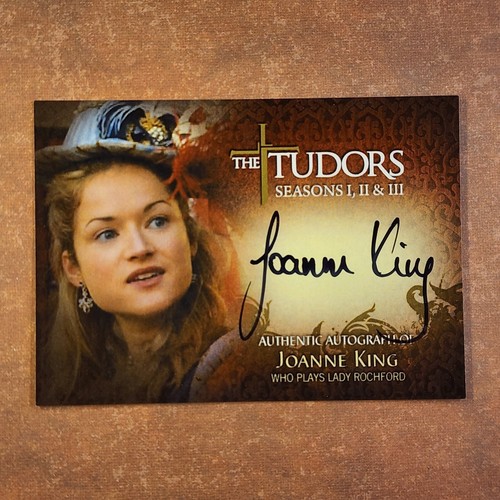 3-04-06 PWE . tudors 1 2 3 auto autograph #ta-jk joanne king as lady ...