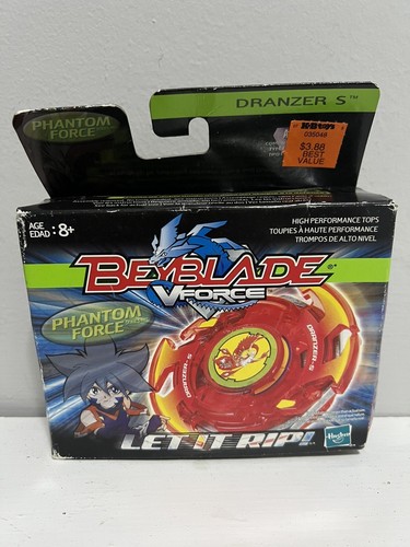 Dranzer S (Spiral) Red Clear - Hasbro Beyblade V-Force Phantom Kai ...