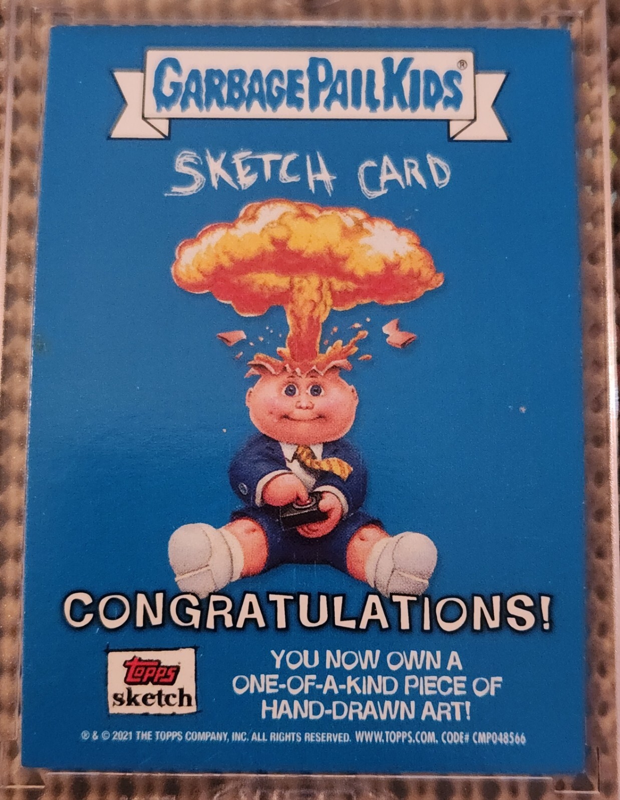 HANDY RANDY/ JORDAN NUTS SCOTCHMER OFFICIAL SKETCH CARD GPK GO ON ...