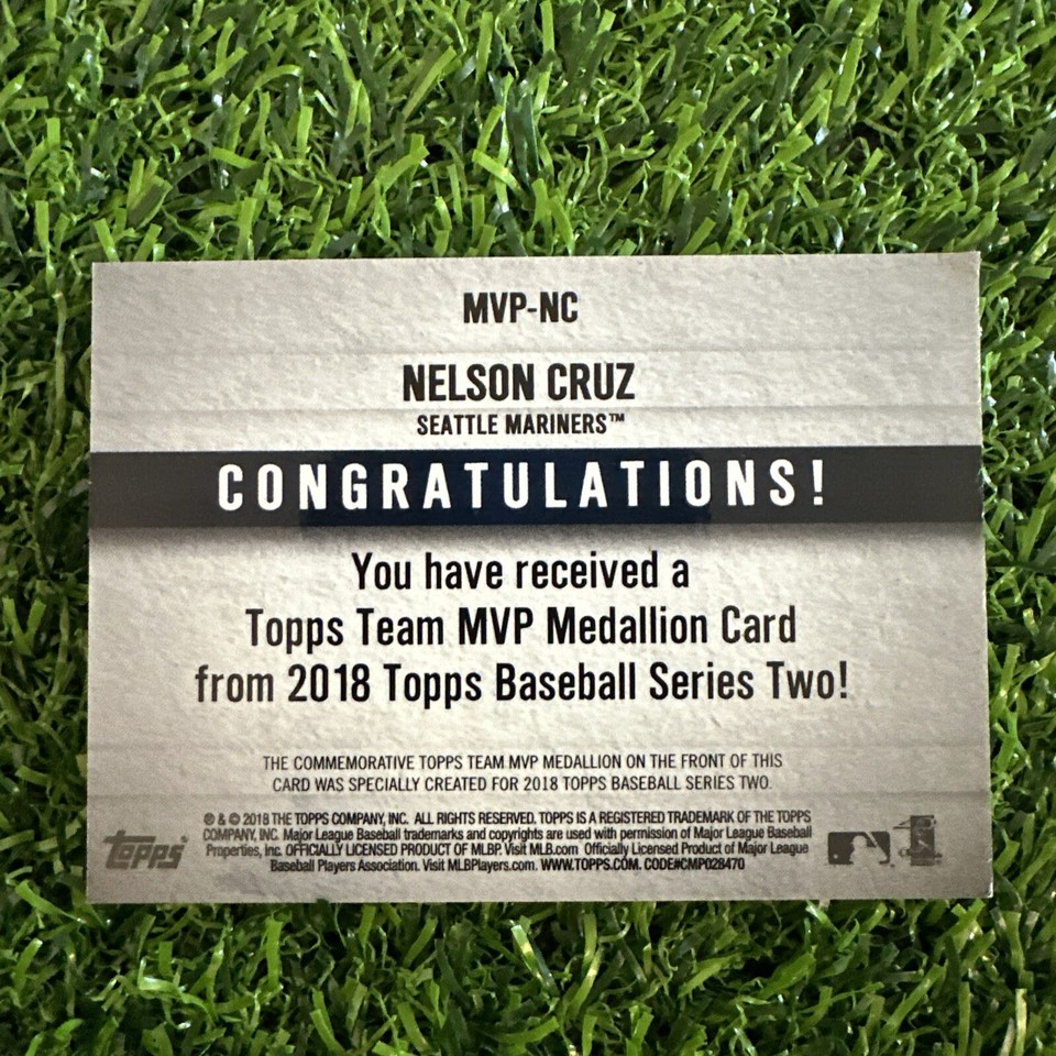 2018 Topps Topps Team MVP Medallions Nelson Cruz #MVP-NC | eBay