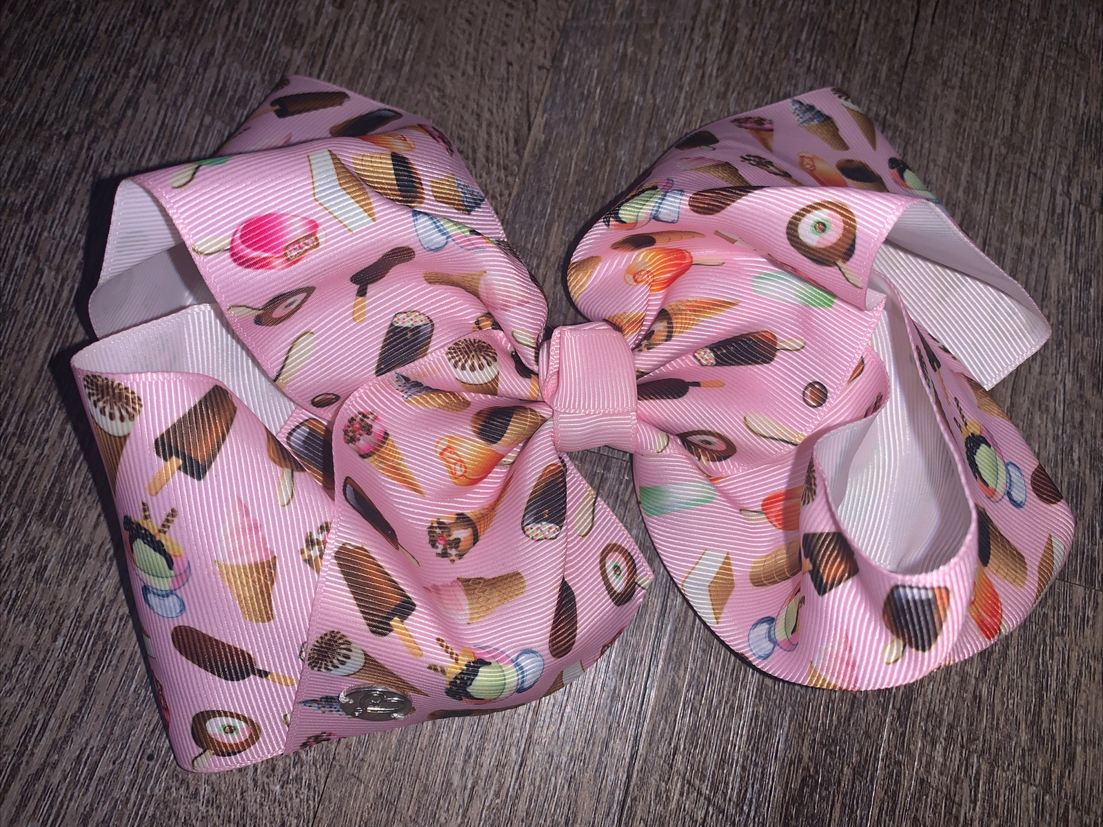 JoJo Siwa pink ice cream sandwich sundae cone Sprinkles Popsicles Hair ...