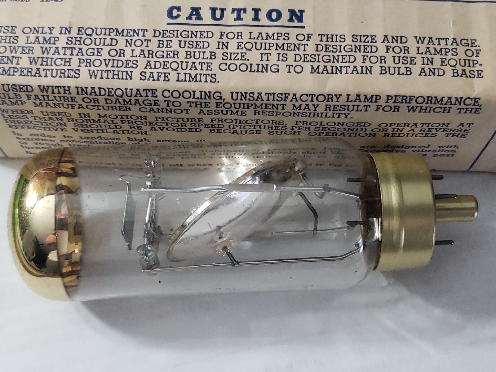 DHJ Projector Projection Lamp Bulb 500W GE Brand Estate Sale VINTAGE | eBay