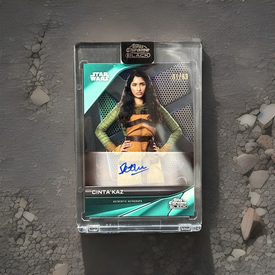 2023 Topps Chrome Black Star Wars Varada Sethu as Cinta Kaz Auto Green ...