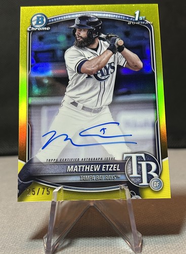 2025 Bowman Chrome - Prospect Autographs Matthew Etzel, Matthew Etzel # ...