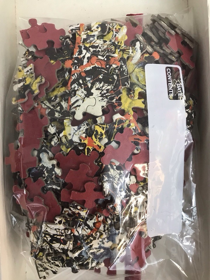 Vintage Springbok Jackson Pollock Puzzle Convergence 500+ Pieces 1968 ...