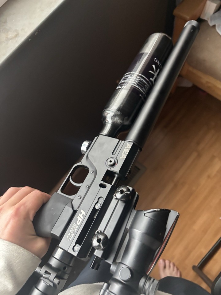 AEA HP SS .25 W/ CF Tank PCP semi Auto Airgun Pellet Rifle Air | eBay