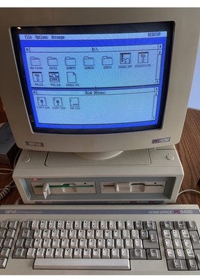 AMSTRAD PC6400 HOME OFFICE 640k V.3.1 1988 personal computer ...