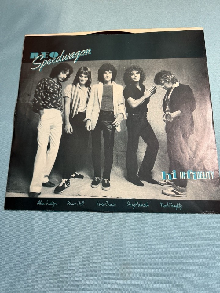 REO Speedwagon Hi Infidelity Original Shrink, Hype Sticker, Vinyl LP EX ...