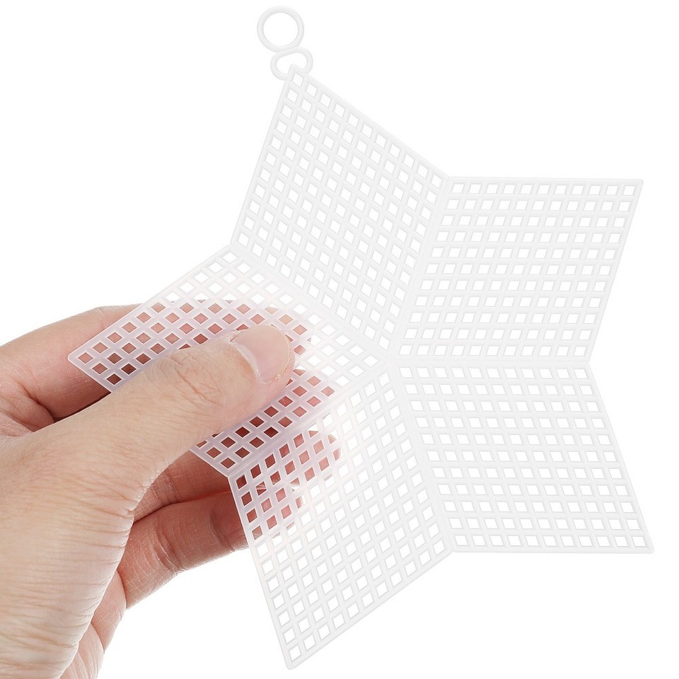 10 Pcs Sewing Craft Decoration Embroidery Material Plastic Grid | eBay ...