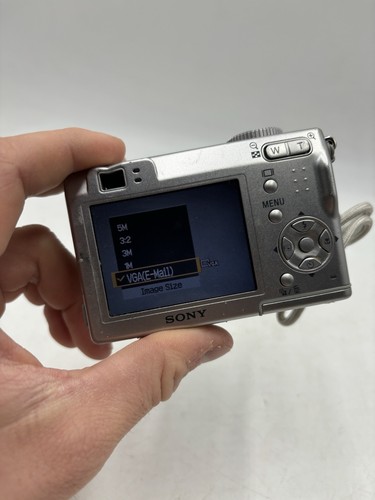 Sony Cybershot DSC-W5 5.1 MP Silver Digital Camera ~ Read | eBay