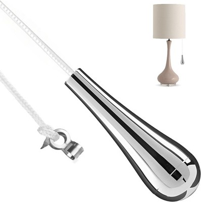 FENGRUI 1 Pcs Bathroom Pull Cord Handle Teardrop Chrome Pull String ...