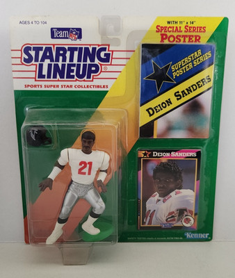 1992 KENNER STARTING LINEUP SLU NFL ATLANTA FALCONS DEION SANDERS ...