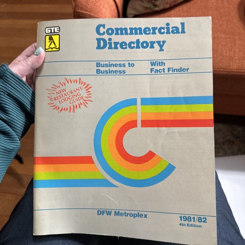 1981-82 DFW Dallas Ft Worth Telephone Book Ads Yellow Pages Directory ...