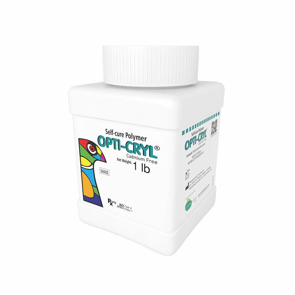 Opti-Cryl Self Curing Acrylic Resin Powder 1lb - Dental Lab - New | eBay