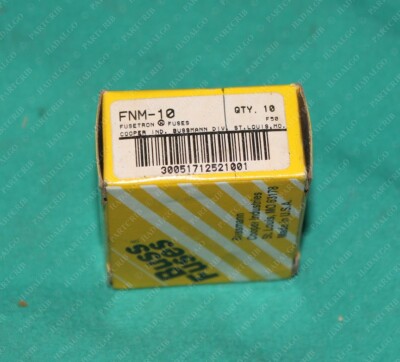 Bussmann Fusetron, FNM-10, 10a 10 Amp Dual Element Fuse Cooper Buss | eBay