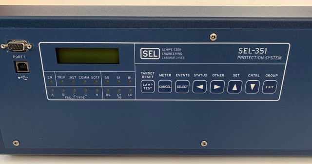 SEL-351 Schweitzer Engineering Laboratories Relay Catalog Number ...