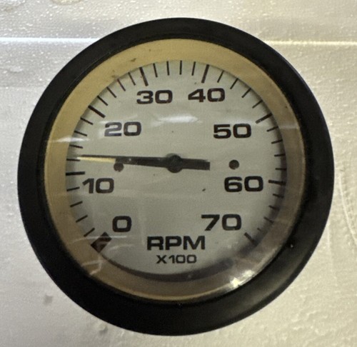 RPM Tach Gauge Inboard Outboard Tachometer | eBay