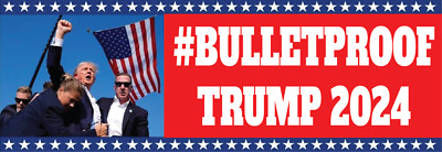 200 PACK TRUMP SHOOTING TRUMP 2024 BUMPER STICKERS SAVE AMERICA MAGA 10 ...