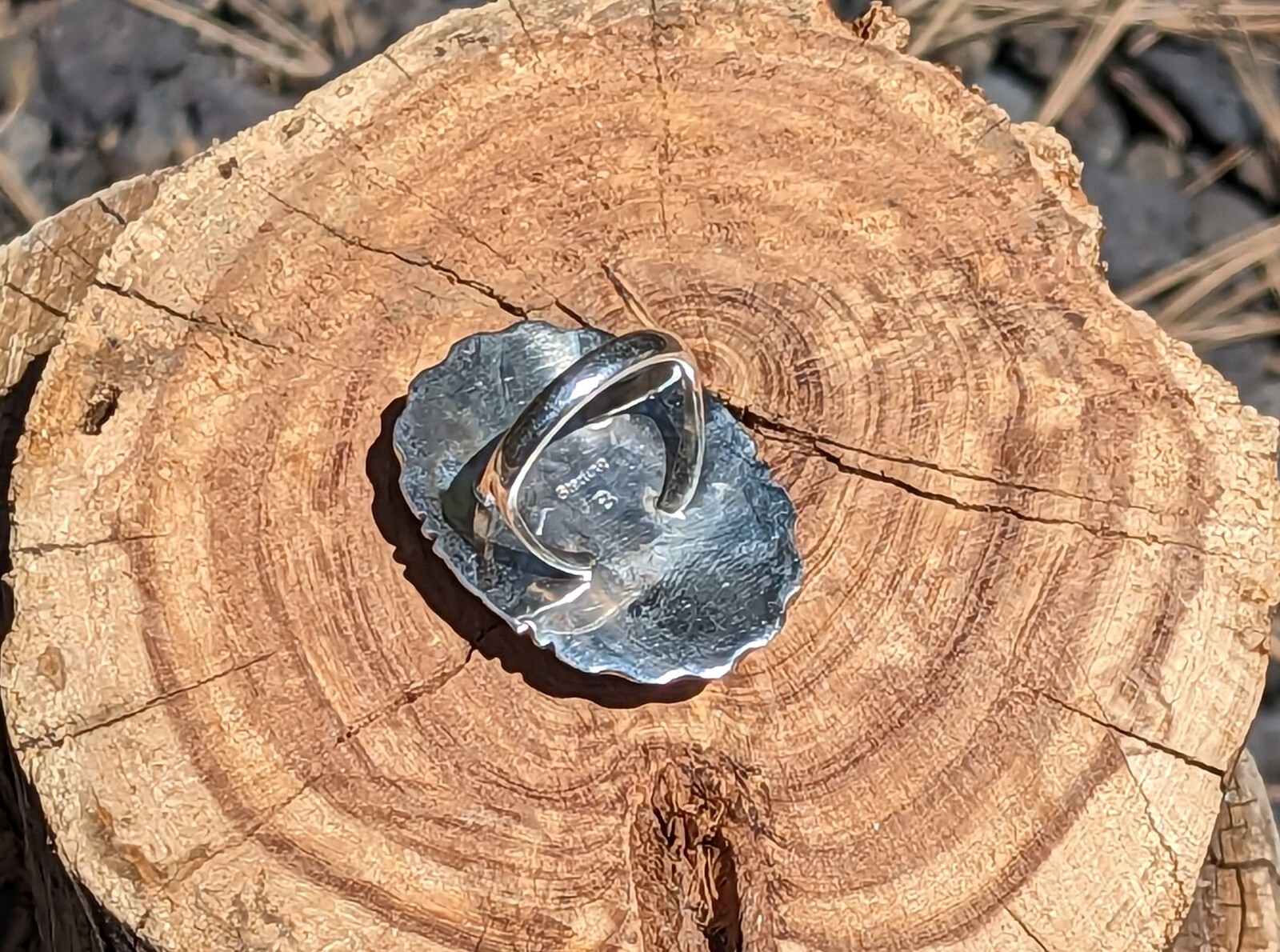 Navajo Women's Ring White Horse Magnesite Stone Native American ...