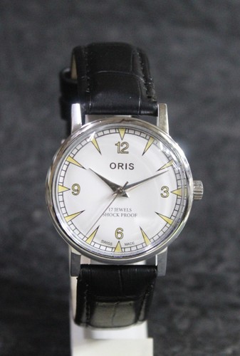 Old Stock ORIS Vintage FHF ST96 Swiss Made Hand Wind Mechanical White Wristwatch | eBay