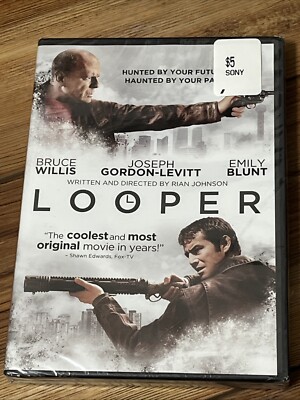 Looper DVD Bruce Willis Joseph Gordon-Levitt Emily Blunt Sealed 43396413511| eBay