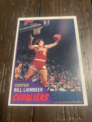 1981-82 Topps Bill Laimbeer Rookie Card - NrMt - Beautiful card! | eBay