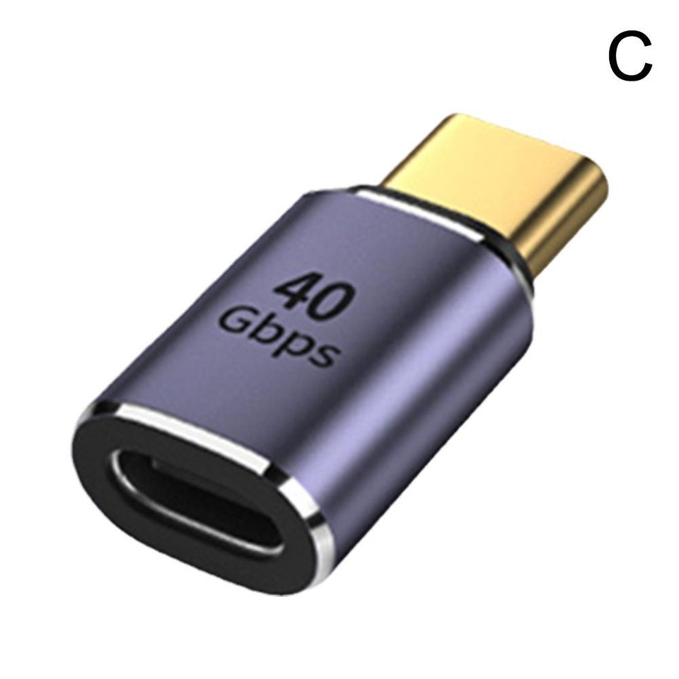 100W 40Gbps USB-C to USB-C Adapter Type C Charging Converter 1 p B1X0 ...