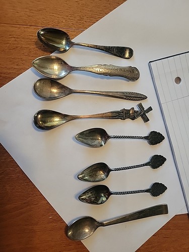 Lot Of 8 Silver Spoons 84 Grams | eBay