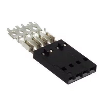 103969-3 Connector Rectangular Receptacle 4 Position IDC Gold 22-26 AWG ...