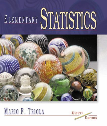 Elementary Statistics - Mario F Triola, 9780201614770, cd-rom, new ...