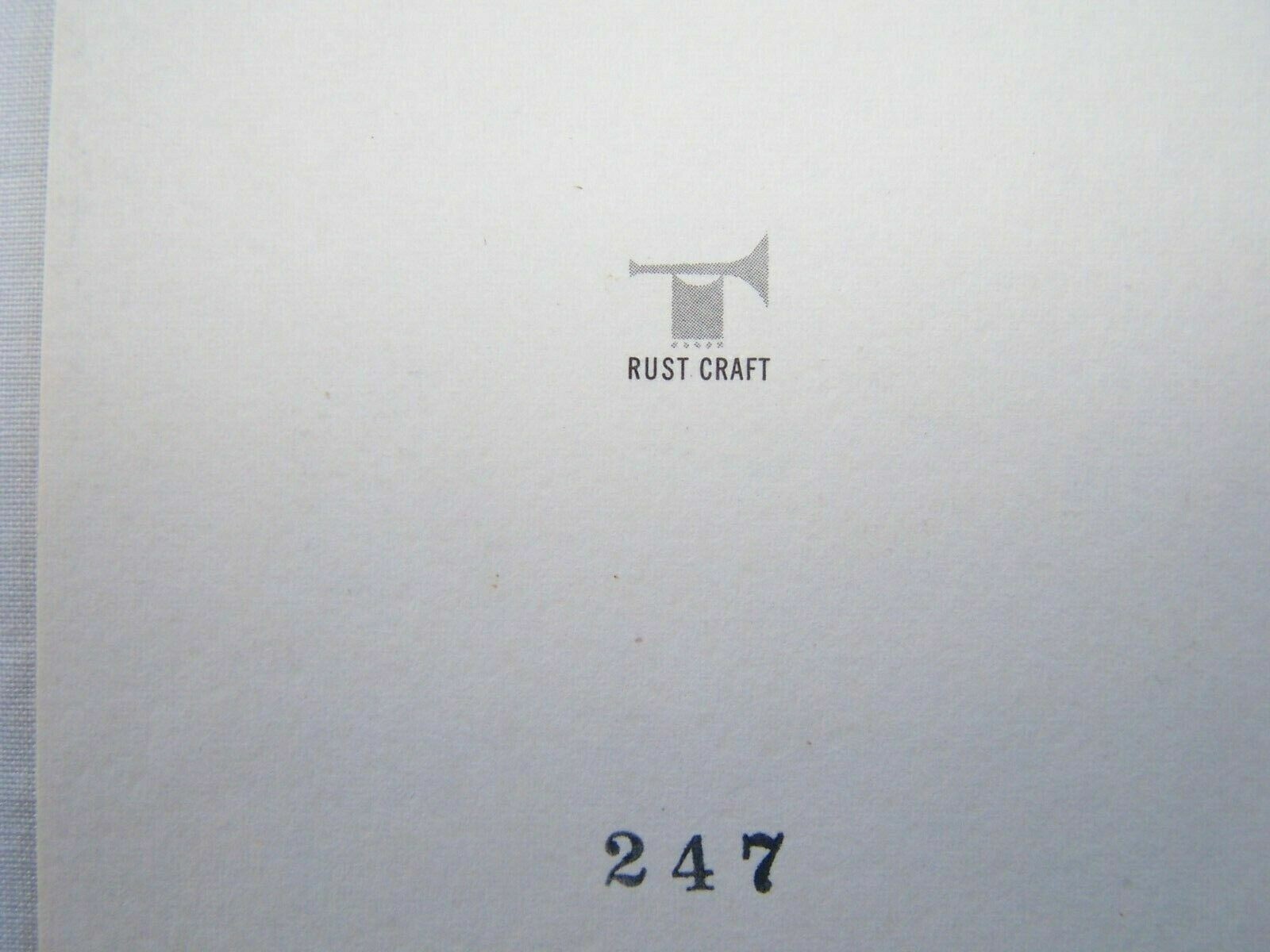 Set Of 7 1950's Vintage RUST CRAFT Greeting Cards Rustcraft MINT UNUSED ...