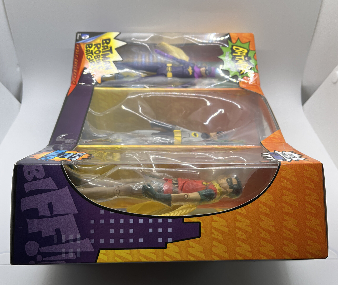 Batman Classic TV Series 3 Pack Batman Robin Batgirl 1966 Retro Set ...