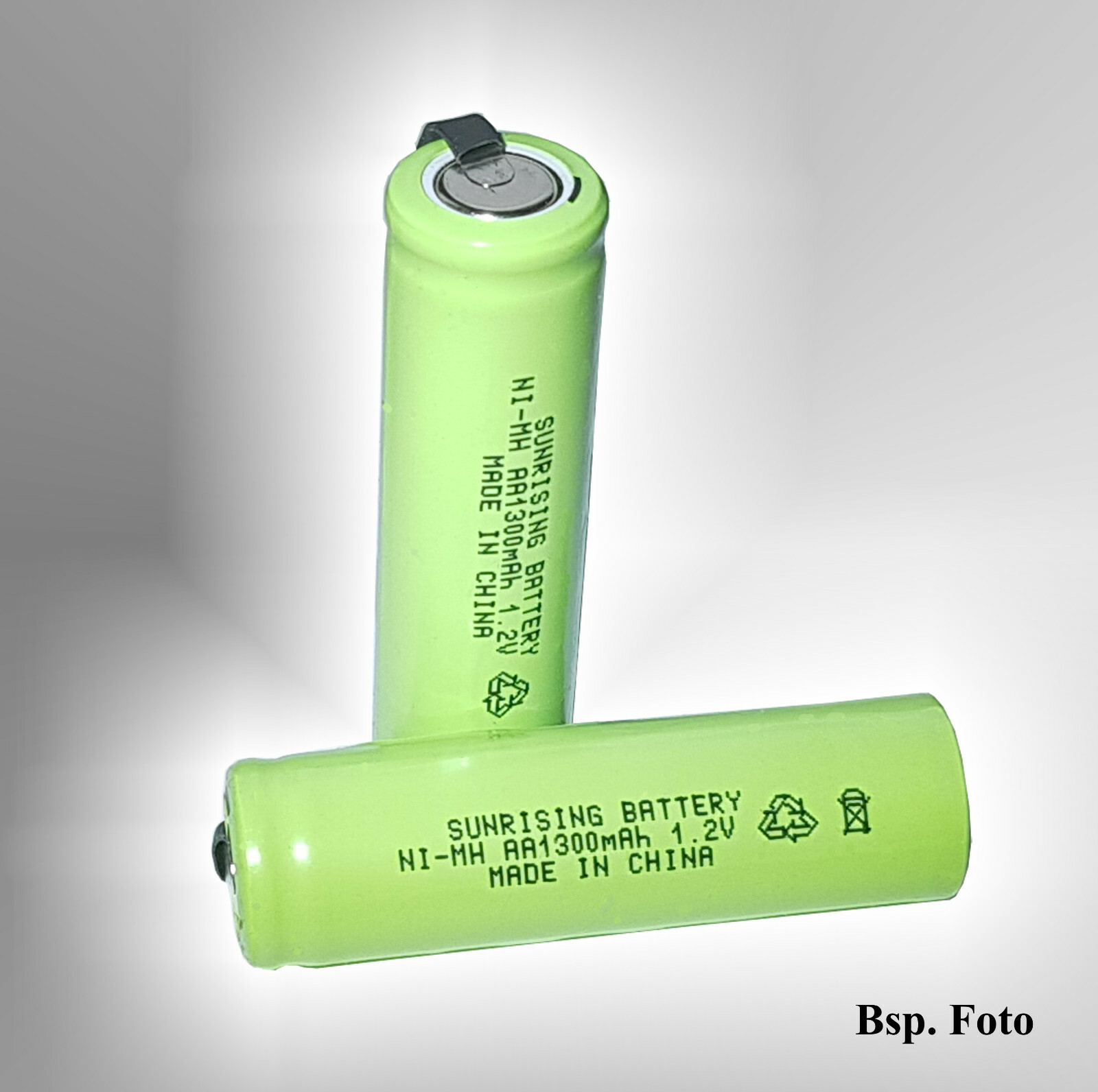 Battery Single Cell Ni-MH 1.2V AA 1300mAh With Solder Tab U-Shape New ...