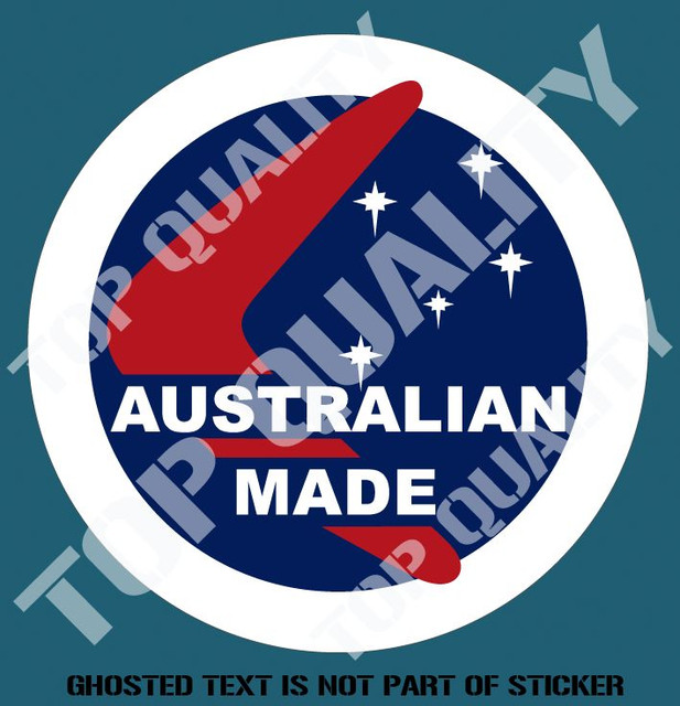 Vintage Australian Made Decal Sticker Patriotic Australiana Decals ...