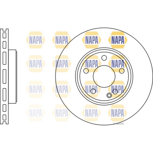 2x Brake Discs Vented For Mercedes GLA-Class X156 GLA 180 Napa Front ...