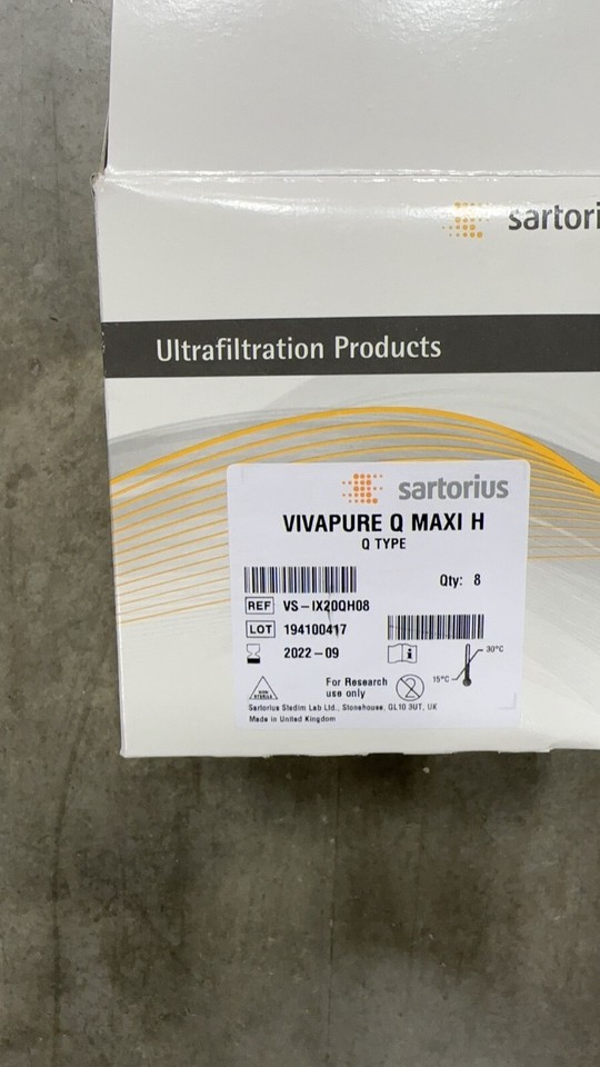 Sartorius VSIX20QH08 Vivapure™ Q Maxi H IEX Spin Column, PACK OF 4 | eBay