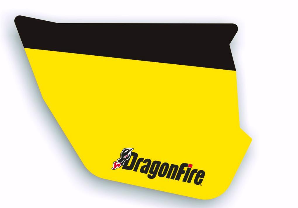 Dragonfire Racing - 07-2107 - HiBoy 4 Door Graphics, Yellow/Black for ...