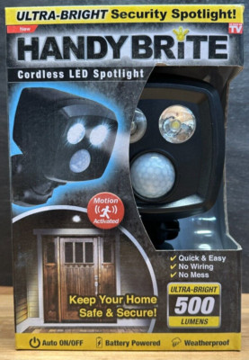 Handy Brite Cordless Ultra-Bright LED Motion-Activated Security ...