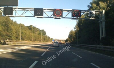 Photo 6x4 Joining M42 North from M40: 2 Hockley Heath At Junction 3a on ...