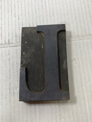 Large Antique Letterpress Wood Type Printing Block Varsity Style Letter ...
