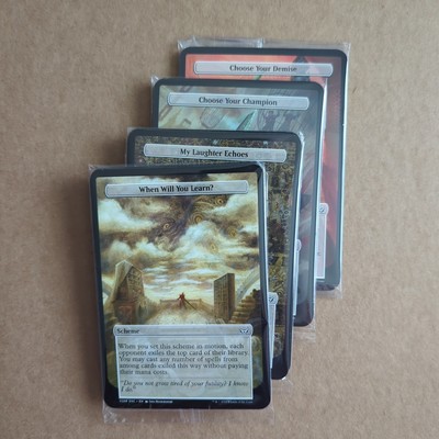 MTG Duskmourn Archenemy Complete Set Sealed Set of 4 Magic The ...