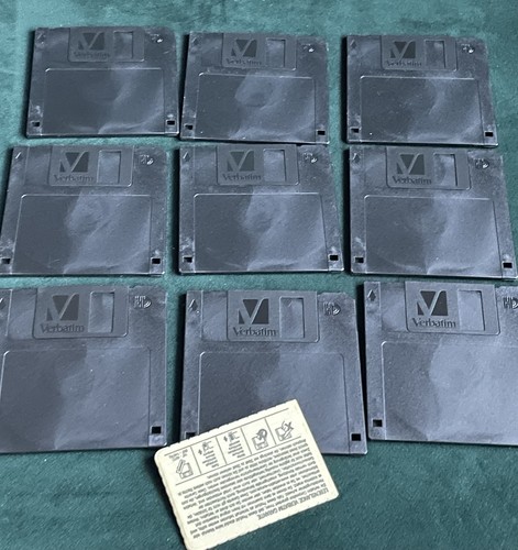 9 Verbatim DataLife MF 2HD 3.5 inch Floppy Disks 1.44MB B5 | eBay UK