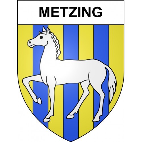 Metzing 57 ville sticker blason écusson autocollant adhésif | eBay