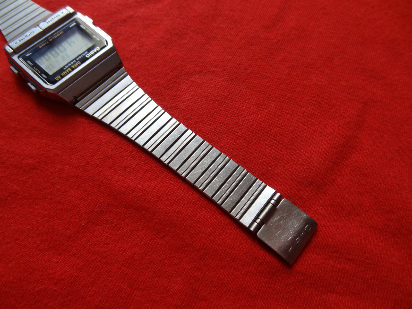 Casio Db-520 Module 675 Data Bank 50 Vintage World Time Alarm Wrist ...