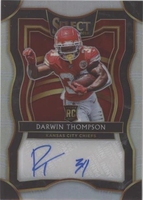 2019 Panini Select - Rookie Signatures Darwin Thompson #RS-37 /199 (AU ...