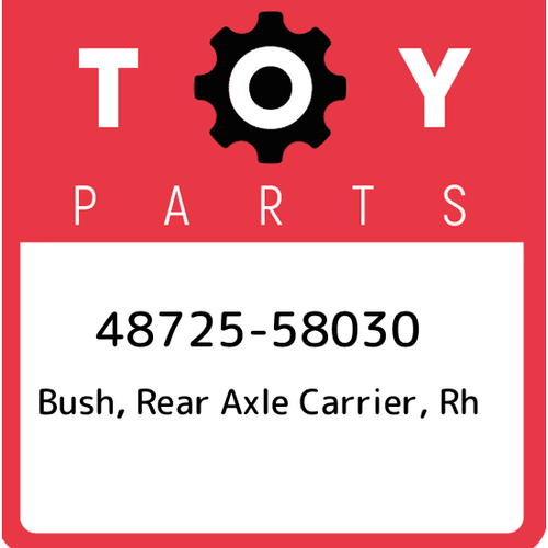 48725-58030 Toyota Bush, rear axle carrier, rh 4872558030, New Genuine ...